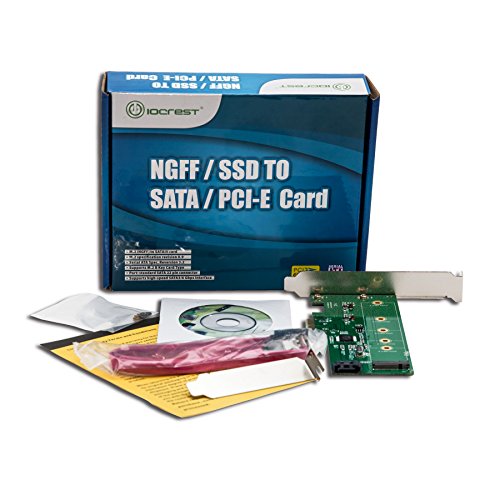IO CREST SI-PEX50065 M.2 NGFF SSD Card Black