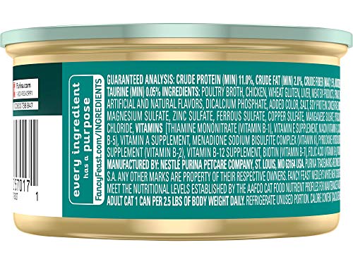 PURINA Fancy Feast Elegant Medley Chicken Case Florentine Cat Food (Case of 24)