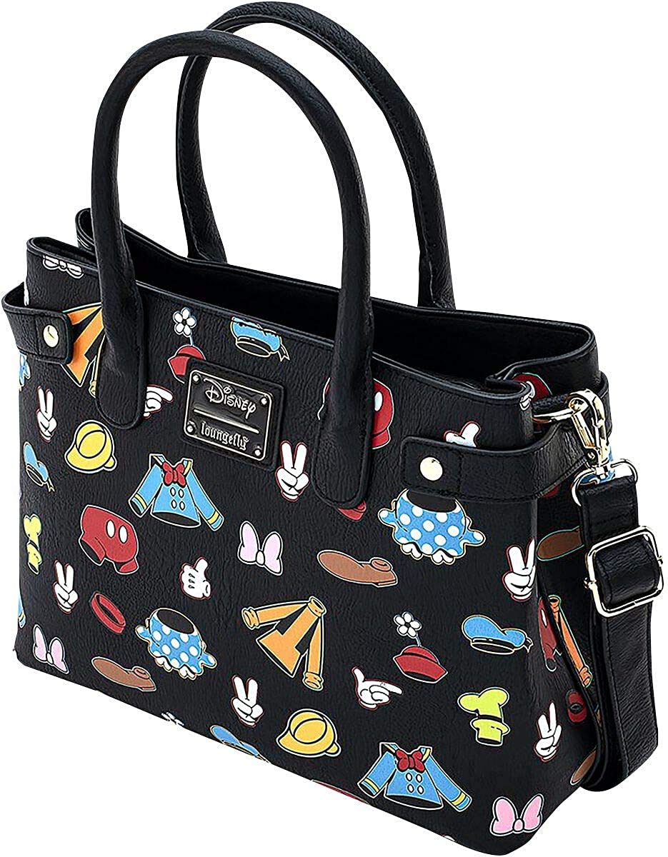 Loungefly x Disney Classic Character Clothing Crossbody Purse (One Size, Multi)