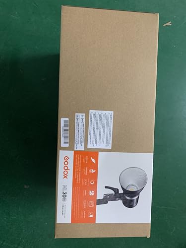 Godox ML30Bi Handheld Bi-Color LED Video Light, Portable Studio LED Continuous Light 2800K-6500K, 41000 lumens CRI 96+ TLCI 97+, 21 FX Effects, APP Control, Silent Mode, Compatible with Godox Mount