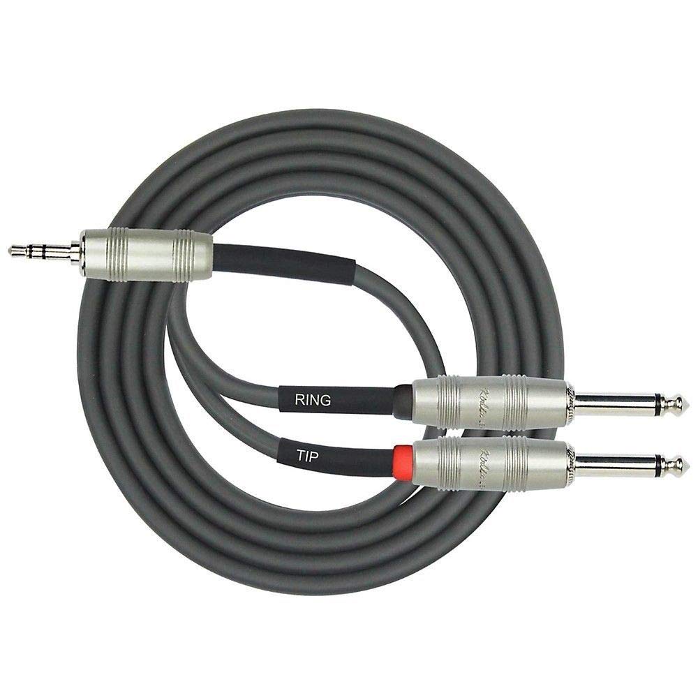 Mackie Mix5 5-Channel Compact Mixer Bundled with Knox Gear 20ft. XLR Cable and 3.5mm TRs to Dual 1/4" TS Breakout Cable (3 Items)