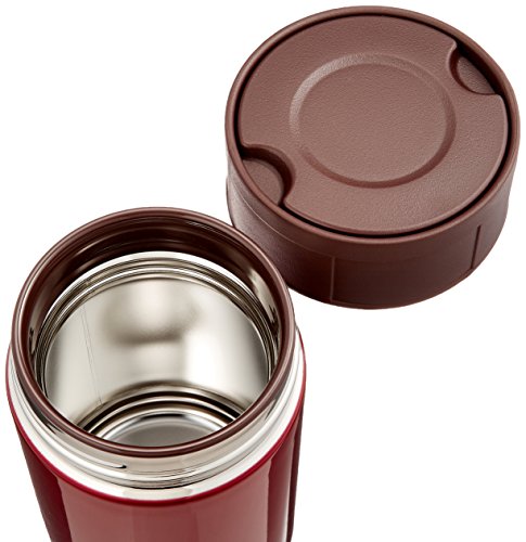 象印マホービン(ZOJIRUSHI) SW-HC Insulated Lunch Jar, 450ml, clear red