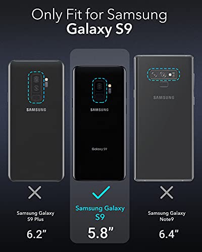 YOUMAKER Designed for Galaxy S9 Case (NOT Plus), Slim Fit Heavy Duty Rugged Protective Case with Kickstand for Samsung Galaxy S9 5.8 inch - Purple