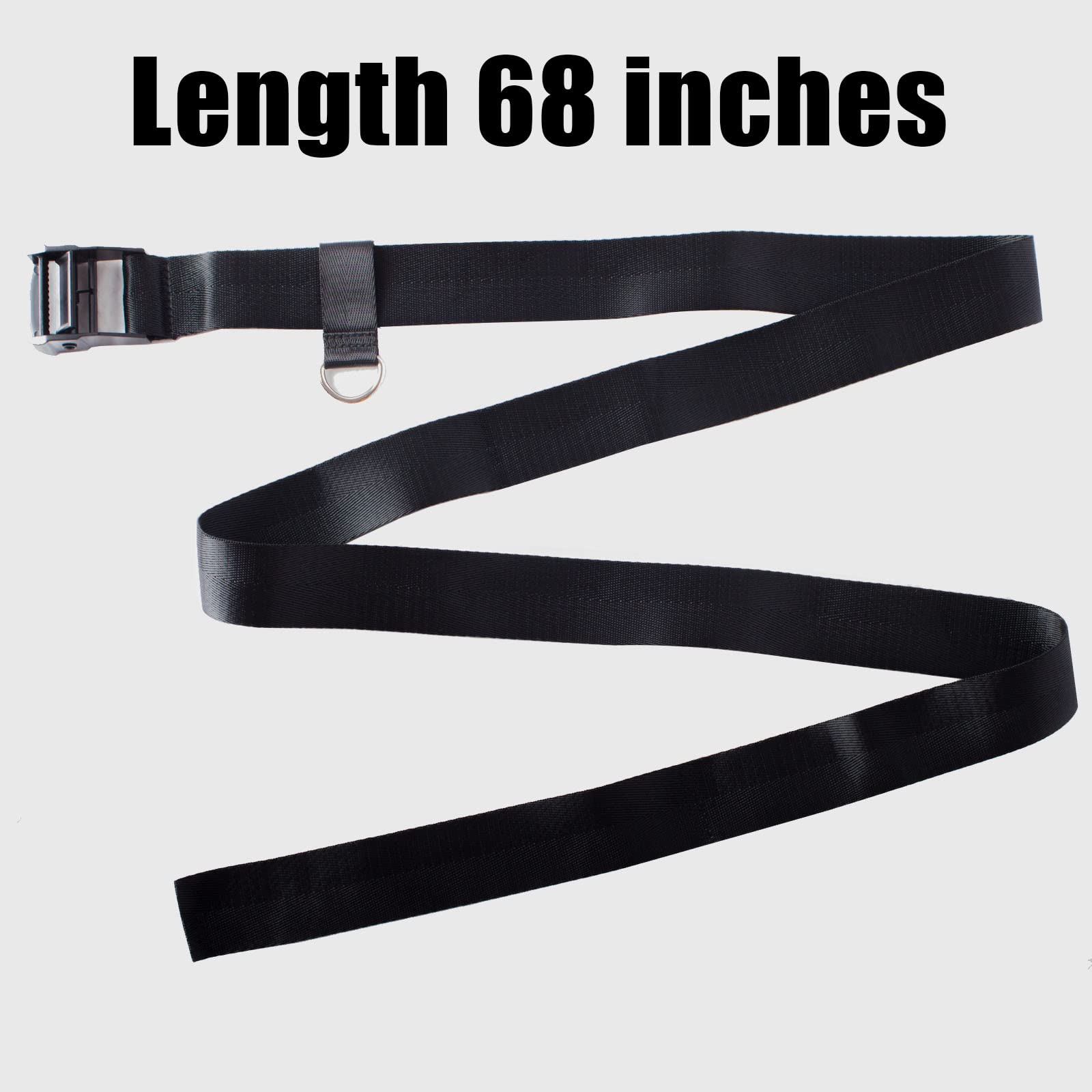 Car Seat Travel Belt | Adjustable Strap to Convert Kid and Carry-on Luggage into an Airport Stroller，Easy Carry ,Universal Size, Black