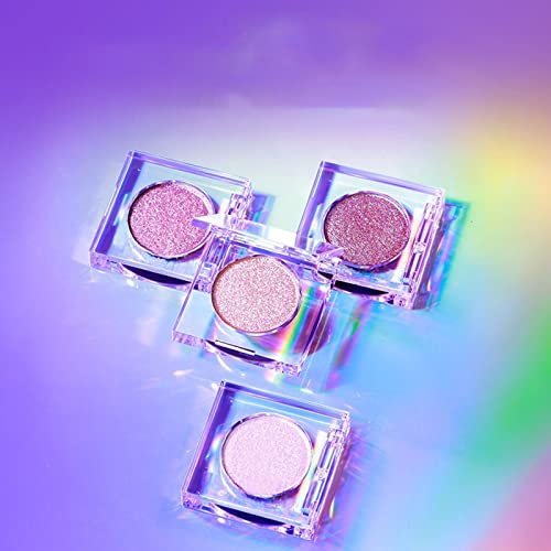 Shimmer Glitter Eyeshadow Palette, Eye Glitter Shadow, High Pigmented, Sparkling Eye Shadow with Bling Korean Eye Glitter Foil