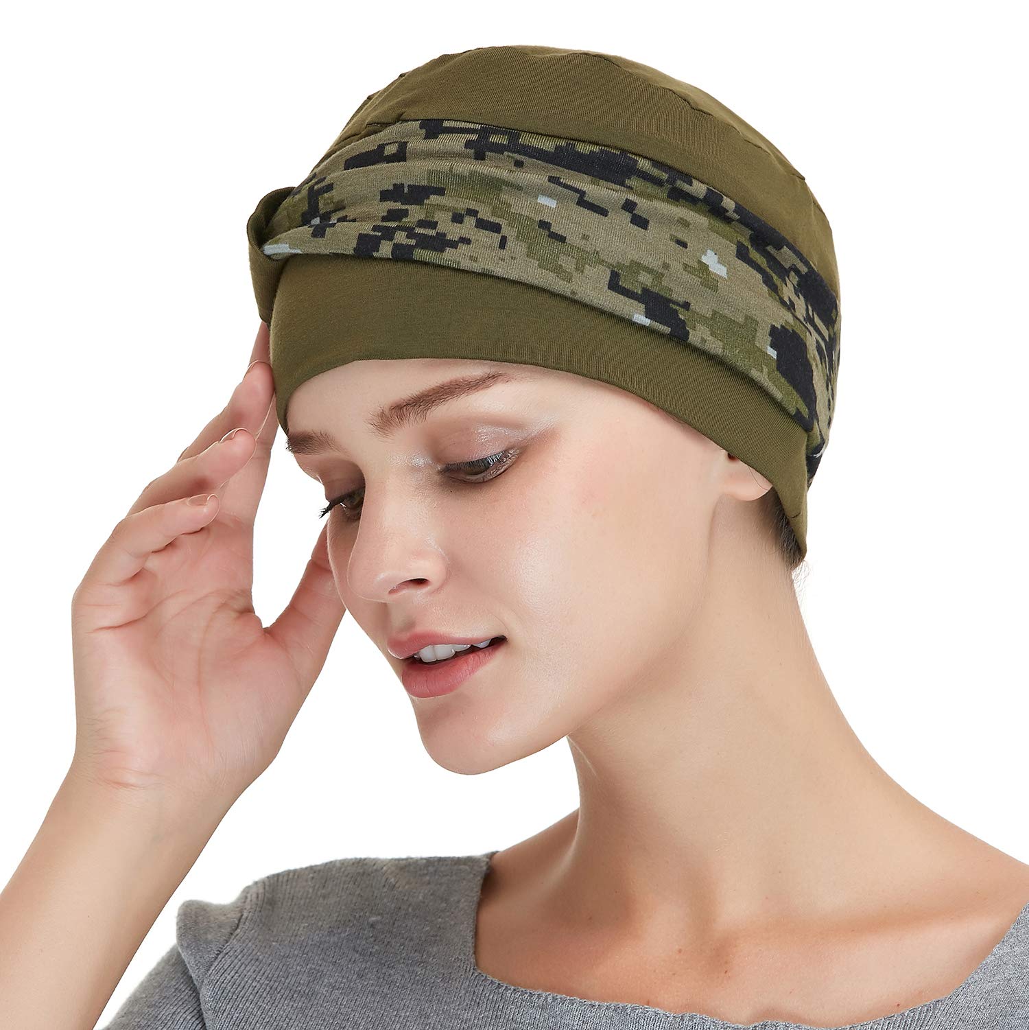 Bamboo Double Layered Comfort Beanie (Grey)