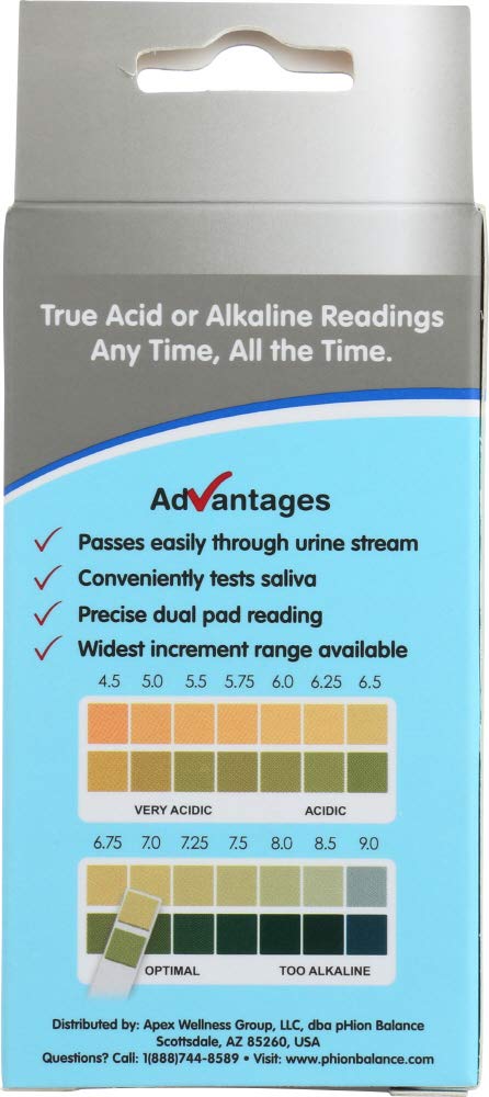 Phion Diagnostic pH Test Strips, 90 CT (Pack of 3)