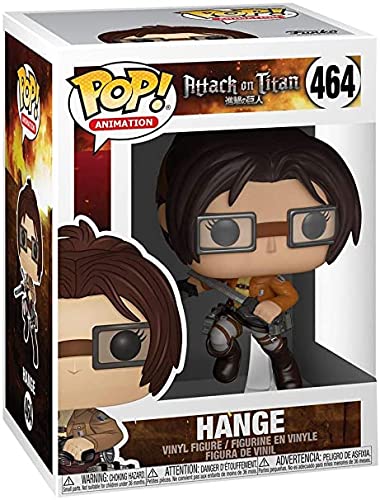 POP Attack on Titan Hange Zoe Funko Pop Vinyl Figure Bundled with Compatible Pop Box Protector Case Multicolored 3.75 inches