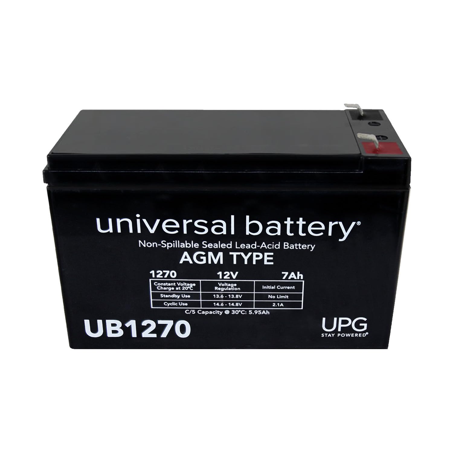 Universal Power Group UPG Security Alarm System Battery 12V 7.2AH SLA Security Certified-Electronics