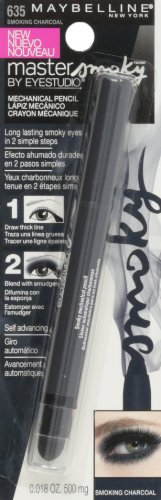 Maybelline New York Eye Studio Master Smoky Shadow Pencil, Smoking Charcoal, 0.018 Ounce