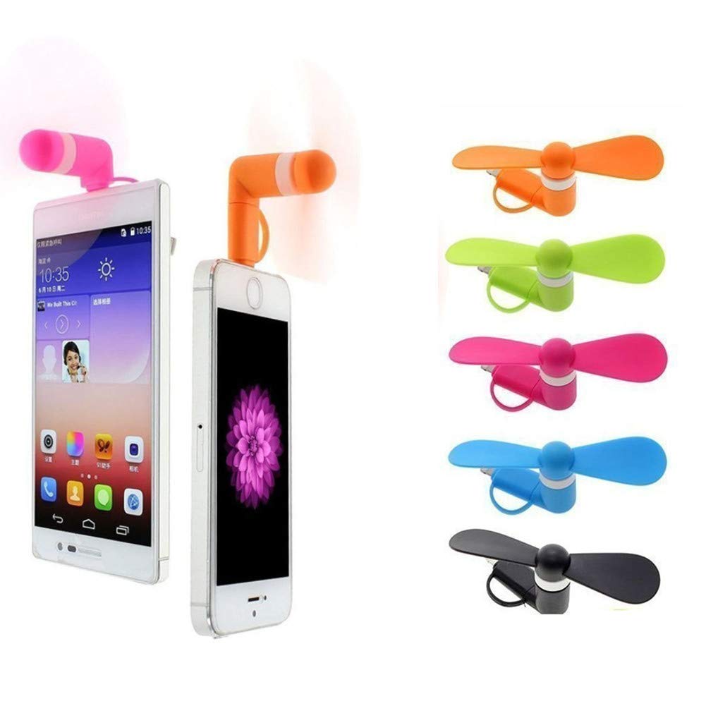 FNWD 2-in-1 Mini Portable Electric Hand-held USB Phone Fan (3-SET)