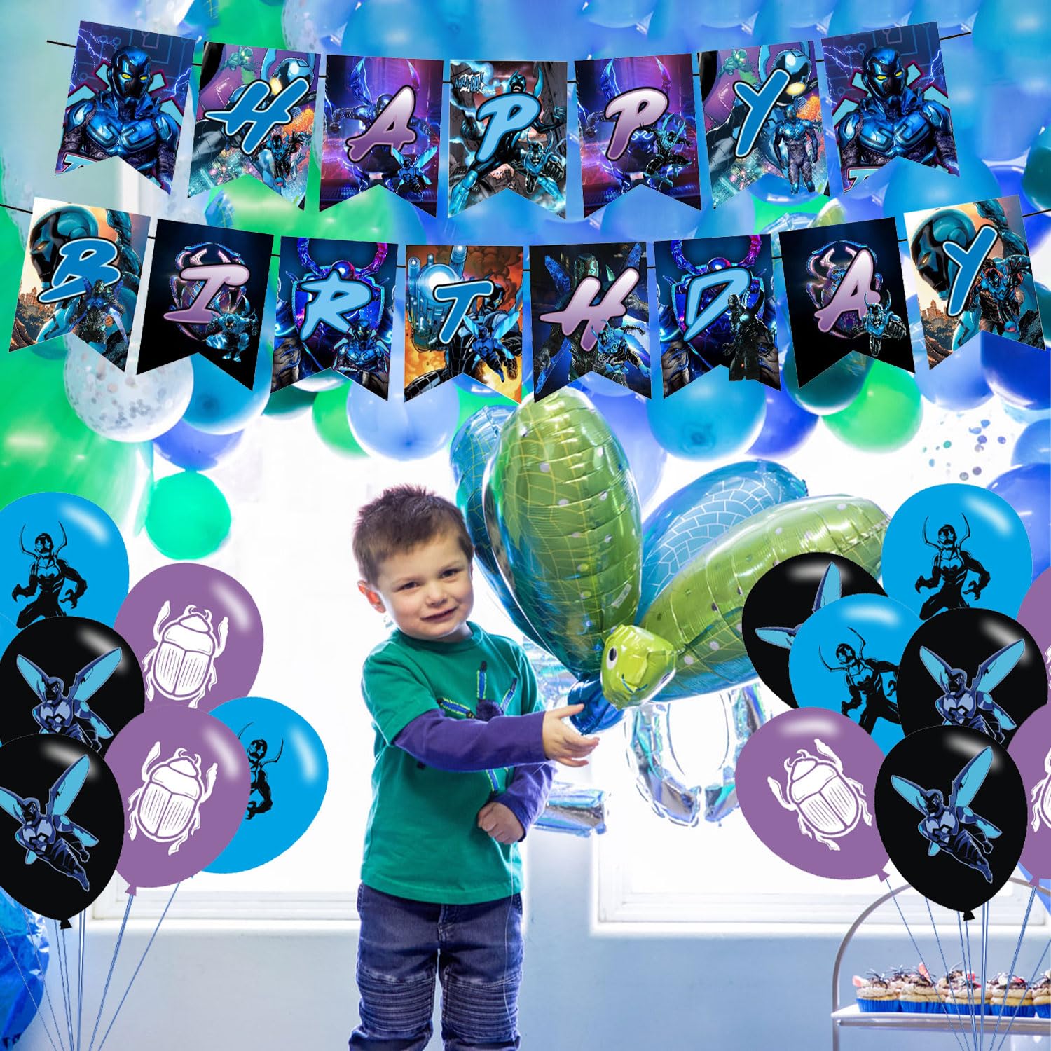 ๐๐ต๐พ๐ฎ ๐๐ฎ๐ฎ๐ฝ๐ต๐ฎ Birthday Party Decorations,๐๐ต๐พ๐ฎ ๐๐ฎ๐ฎ๐ฝ๐ต๐ฎ Party Supply Set for Kids with 1 Happy Birthday Banner Garland , 13 Cupcake Toppers,18 Balloons for ๐๐ต๐พ๐ฎ ๐๐ฎ๐ฎ๐ฝ๐ต๐ฎ Party Supplies