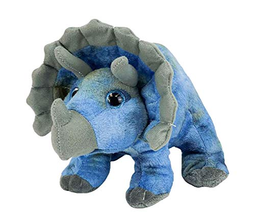 Make Your Own Stuffed Animal Cuddly Soft Stella The Triceratops 8 inch Kit. No Sewing Required