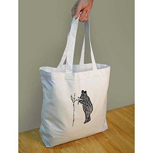 Azeeda 'Bear & Berries' Tote Shopping Bag for Life (BG00069843)