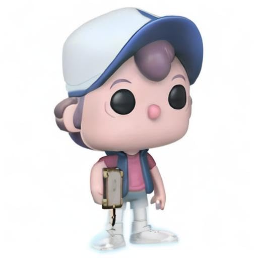 POP Disney: Gravity Falls - Dipper Pines Limited Edition Chase Funko Pop! Vinyl Figure (Bundled with Compatible Pop Box Protector Case), Multicolored, 3.75 inches