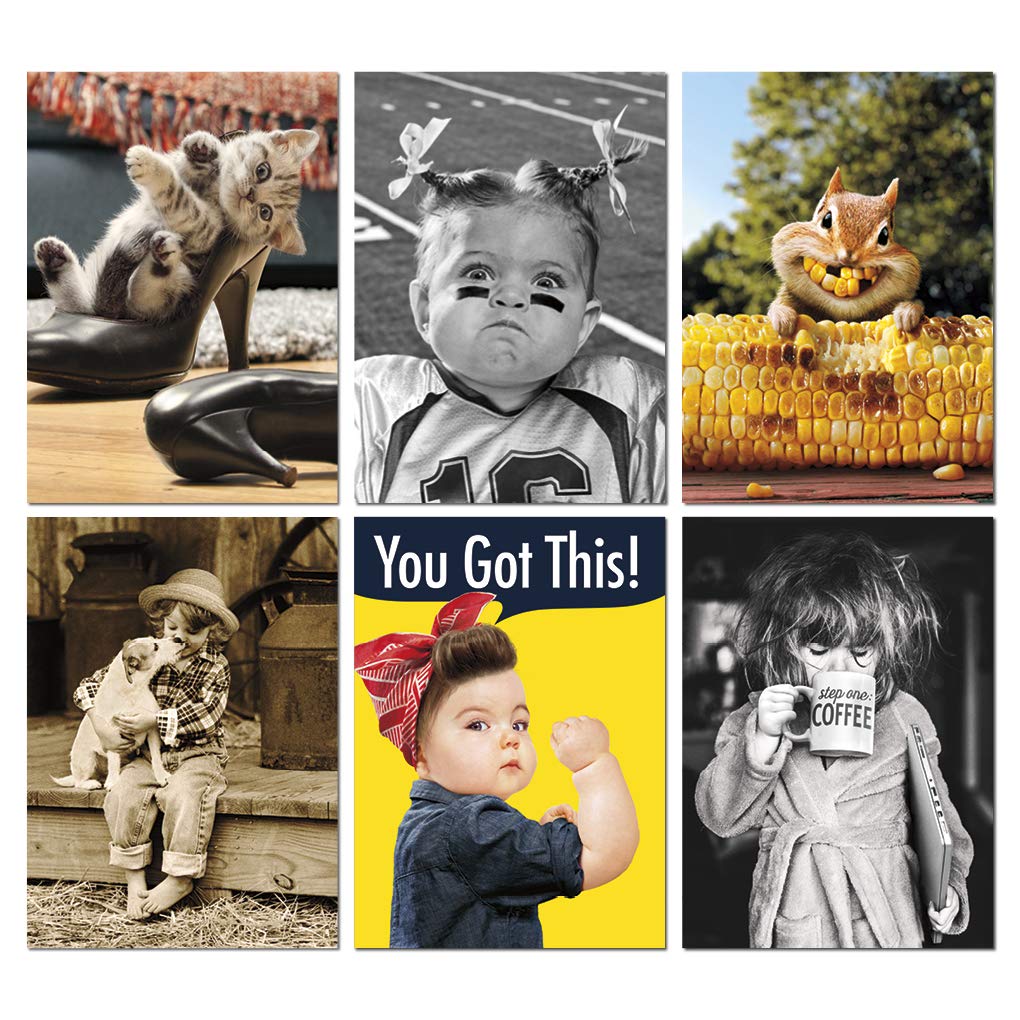 Avanti Press Encouragement and Friendship Greeting Card Variety Pack, 6-Count, Model Number: 32090