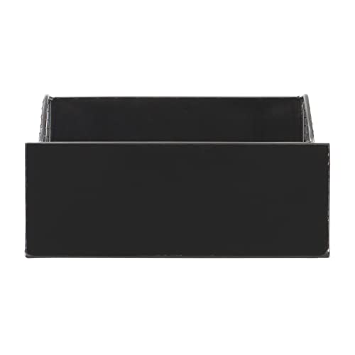 Linon AMMESHELFW1 Distressed Wall Storage Organizer, Brown, 17"W x 10"D x 30.9"H