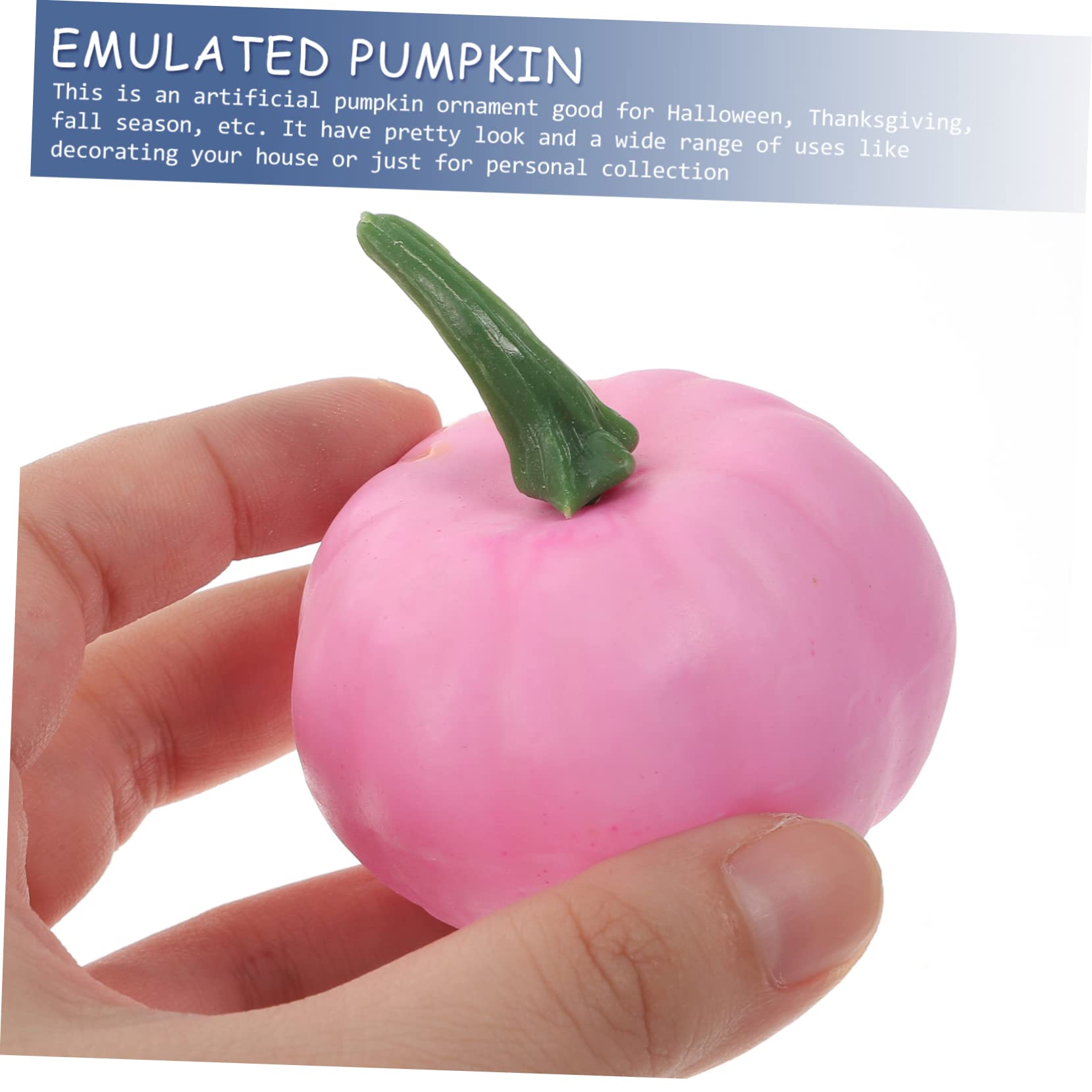 BESTOYARD 36 Pcs Artificial Pumpkin Halloween Pumpkin Prop Halloween Centerpiece Simulation Pumpkin Decor Pumpkin Ornaments Halloween Pumpkin Decor Little Pumpkin Fake Pumpkin Foam
