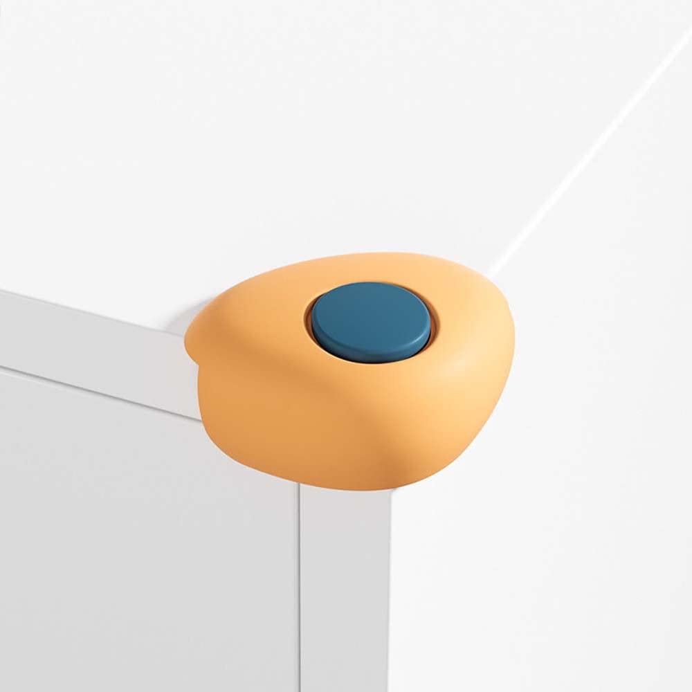 Corner Protector Covers Funny Kids Anticollision Guards Table Corner Protector Baby Safe Colourful Furniture Edge Bumpers Guard Edge(Orange)