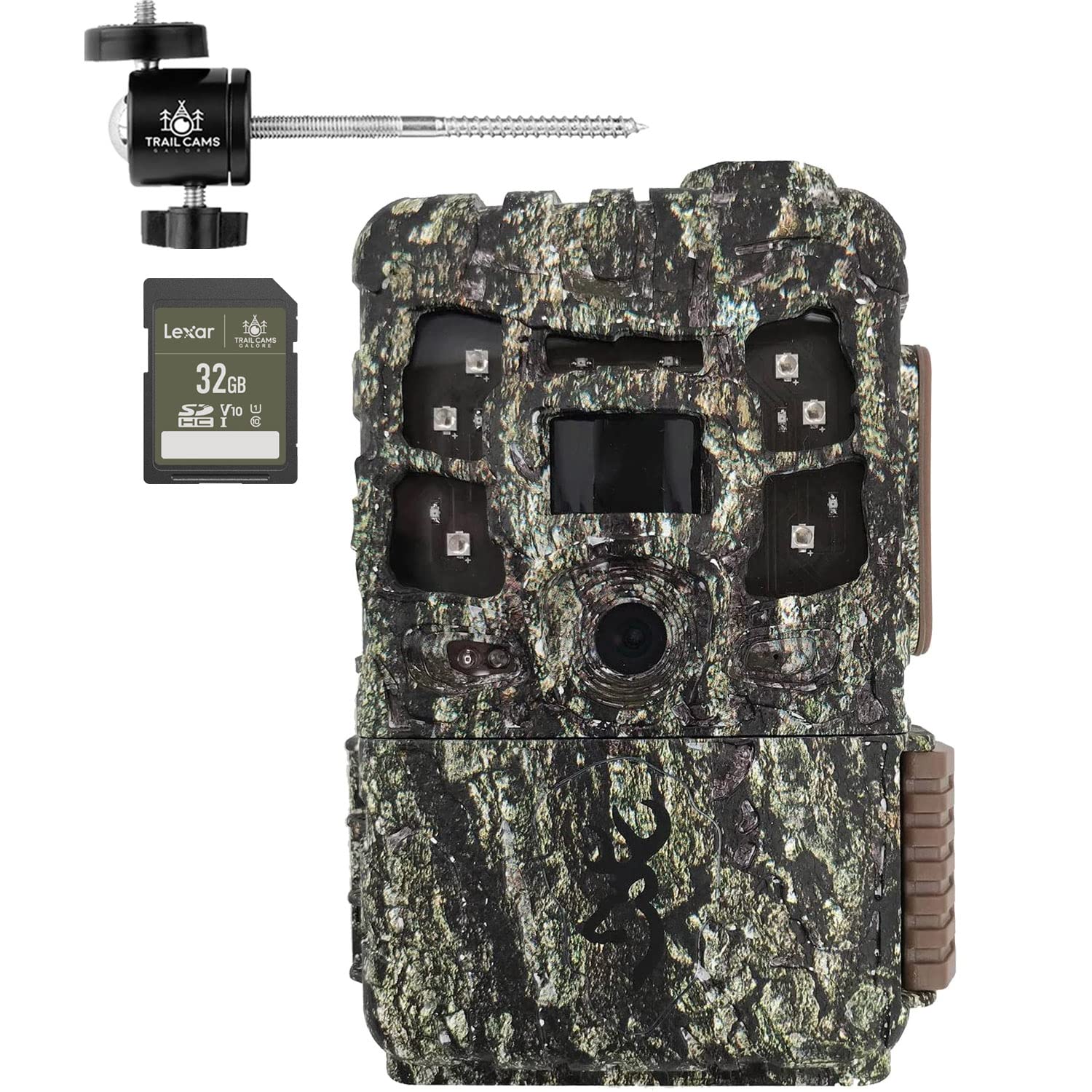 Browning Trail Camera Defender Pro Scout MAX, ATT and Verizon with Tree Mount and 32GB Lexar SD Card