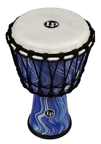 Latin Percussion World Collection Circle Djembe (LP1607BM) Blue