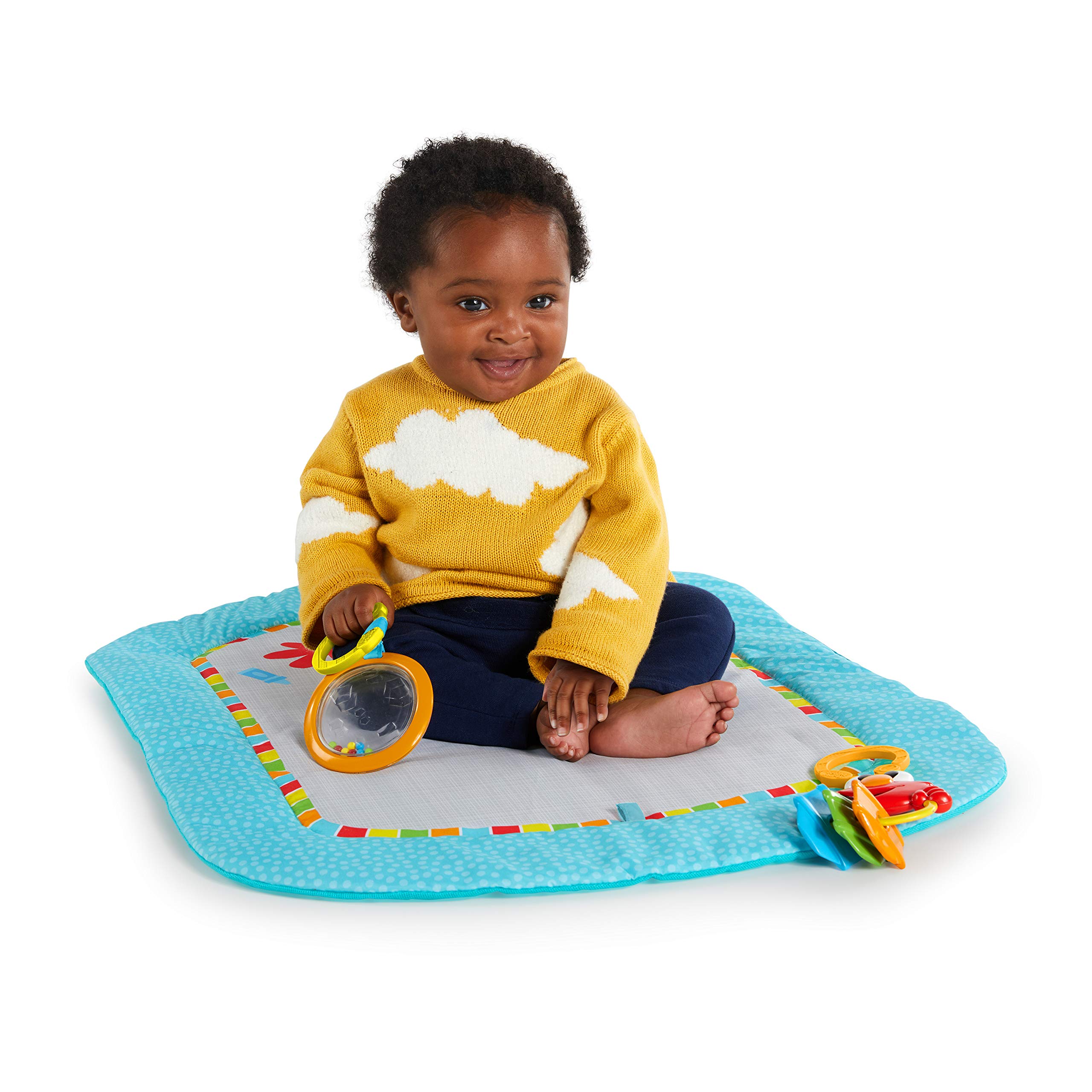 Bright Starts Sesame Street I Spot Elmo! Prop Mat, Ages 0-12 Months