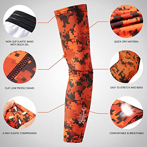 BASSDASH UPF 50+ UV Protection Arm Sleeves Fishing Kayaking Hiking Cycling