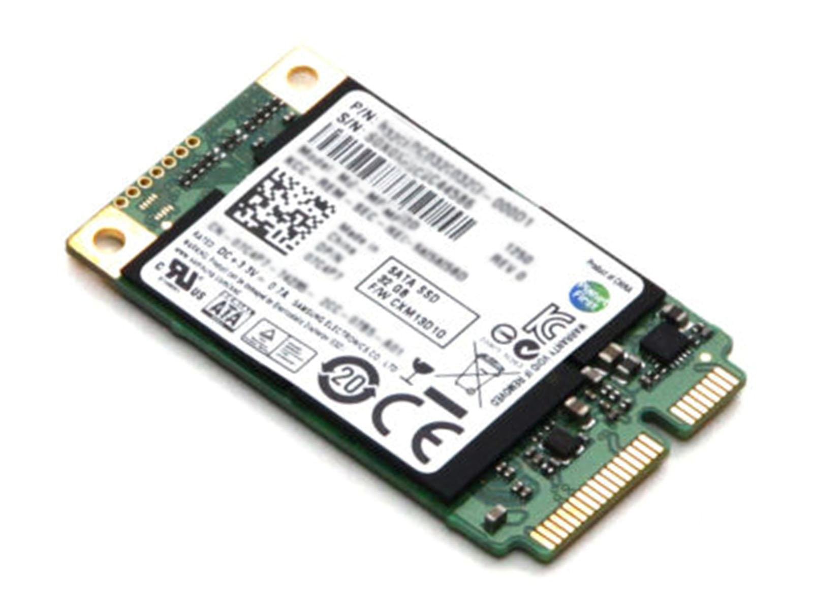 SAMSUNG Replacement for Dell Laptop 07C4P7 PM830 32GB SSD HDD Mini PCIe mSATA MZ-MPC0320/0D1 MZMPC032HBCD-000D1 MLC Hard Disk Drive