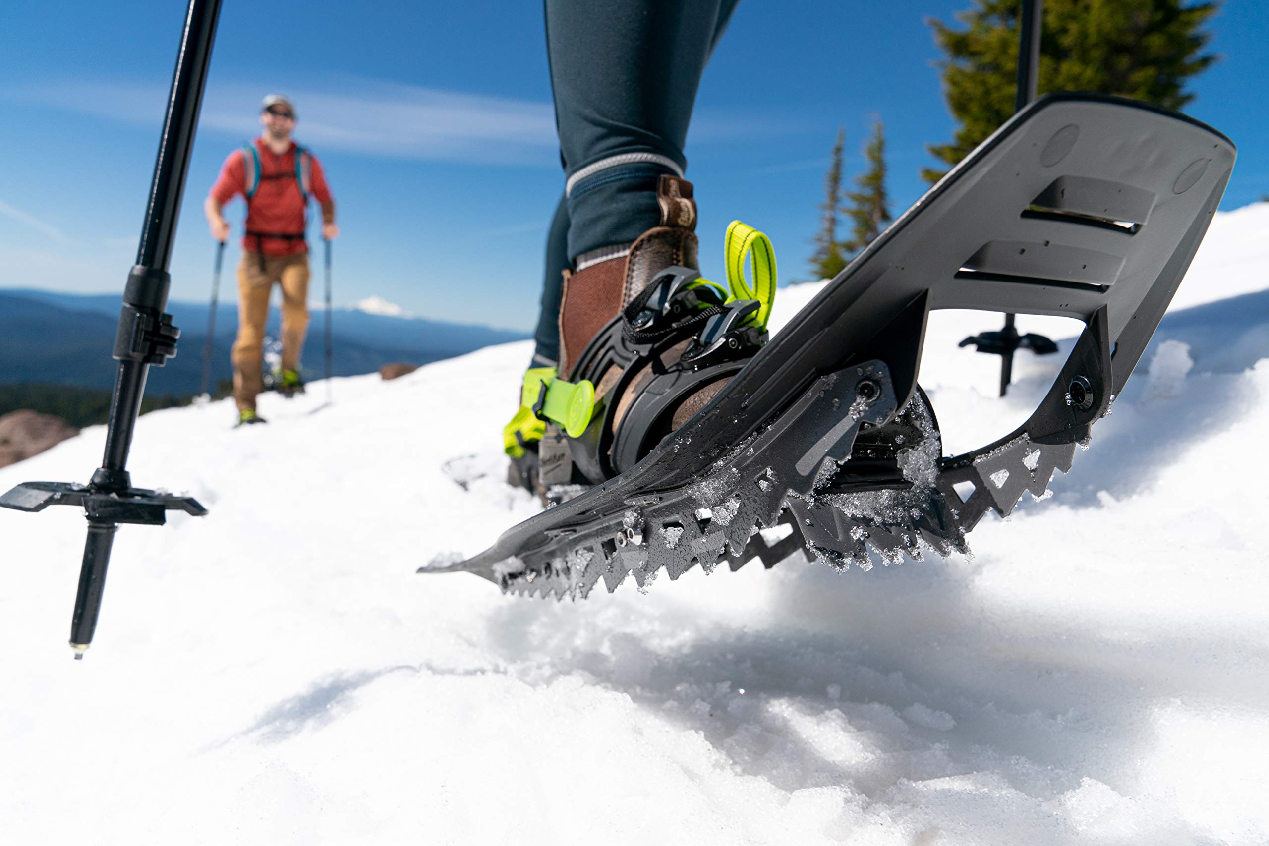 Atlas Snowshoes Helium-Trail Kit, Black/Bright Green, 23