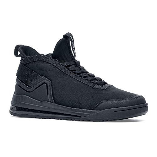 Shoes for Crews Tigon II, Men's, Women's, Unisex Slip Resistant Work Sneakers, Black, Men's 9 (Med) / Women's 10.5 (Med)