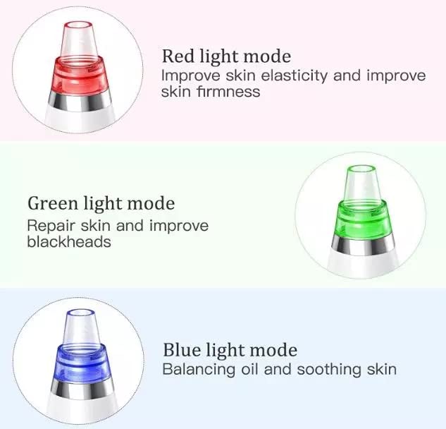 Blackhead Remover Pore Vacuum,Upgraded Facial Pore Cleaner,Electric Acne Whitehead Extractor Tool,USB Rechargeable Blackhead Vacuum Kit for Women & Men