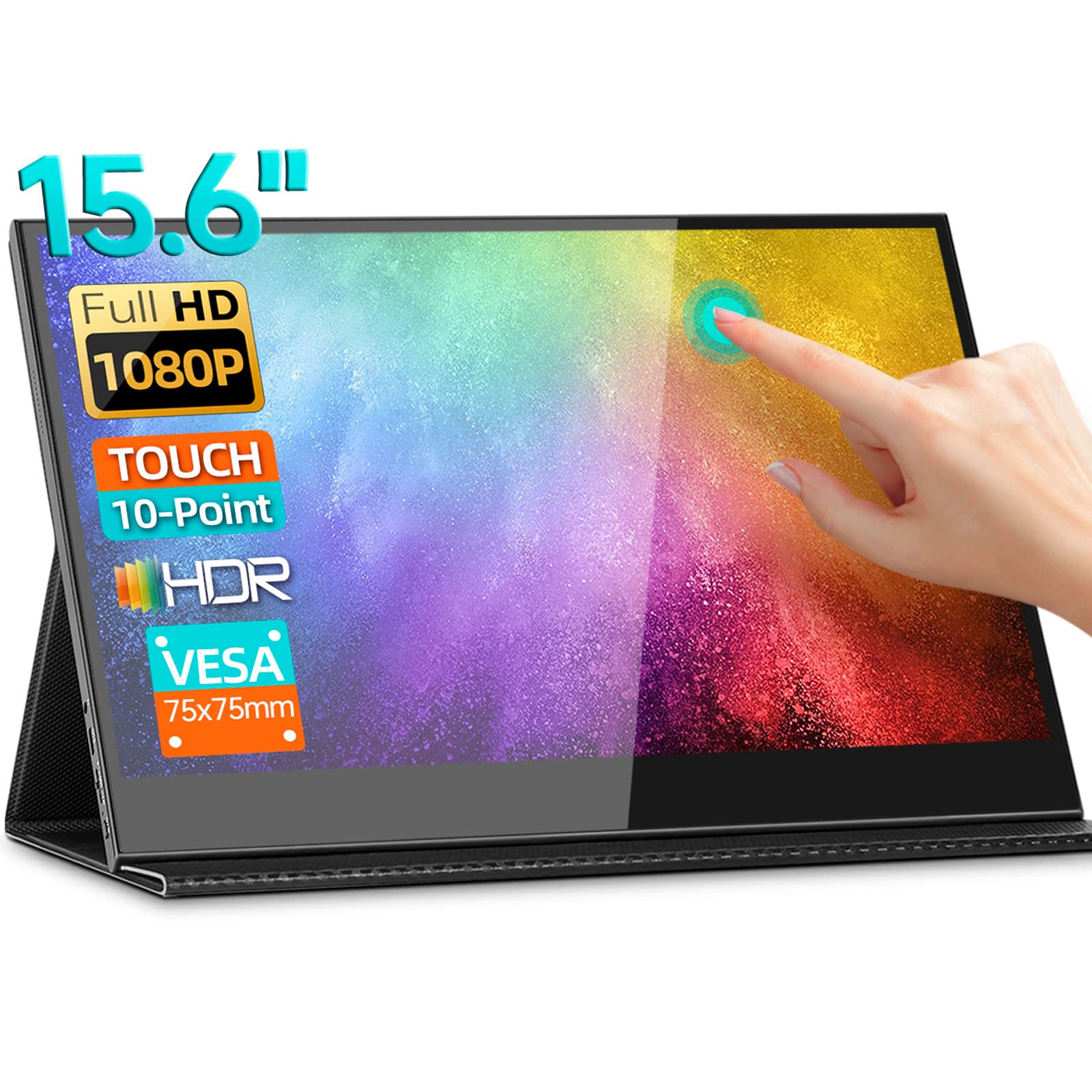CASKING Upgraded Portable Touch Monitor Bundled with Premium Touch Monitor