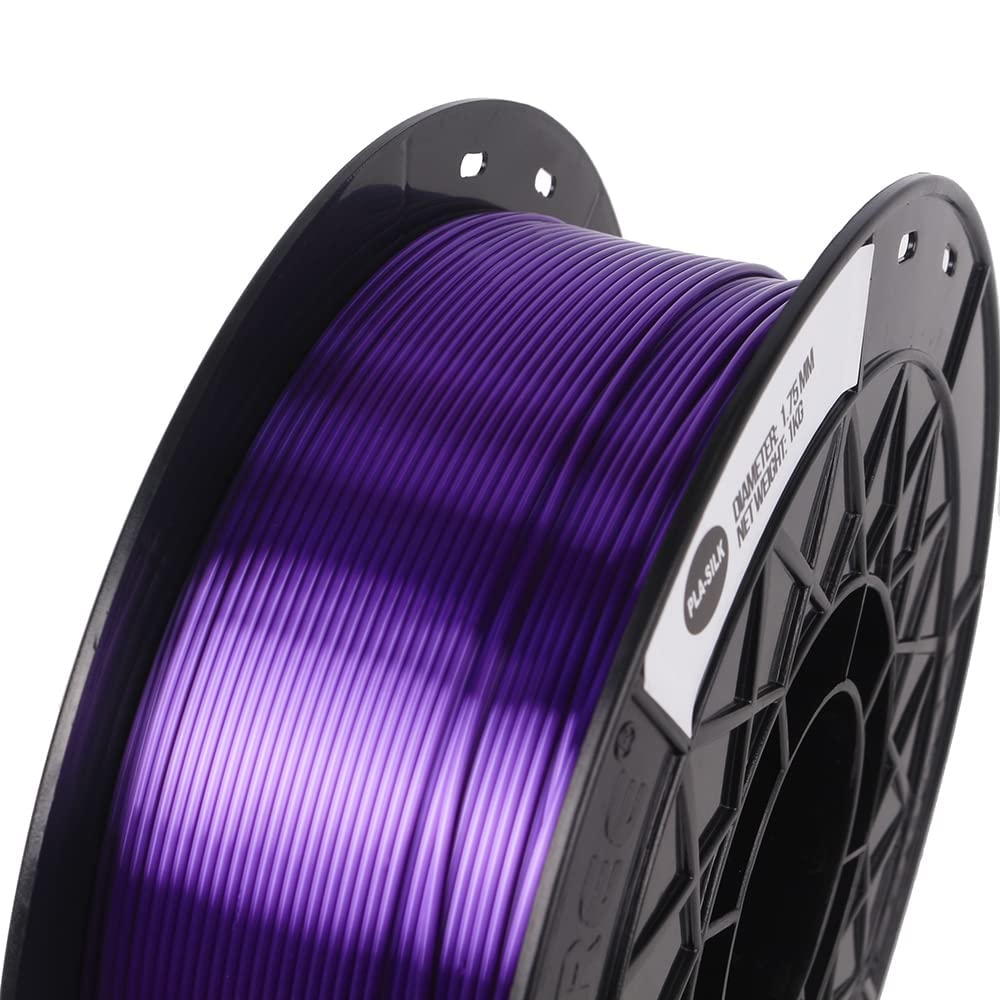 Casnorton CCTREE Silk Filament PLA 1.75MM Clog-Free Shiny 3D Printer Filament for Creality Ender 3 V2 ANYCUBIC Kobra Voxelab Aquila 1kg Spool(2.2lbs)Accuracy +/- 0.03mm