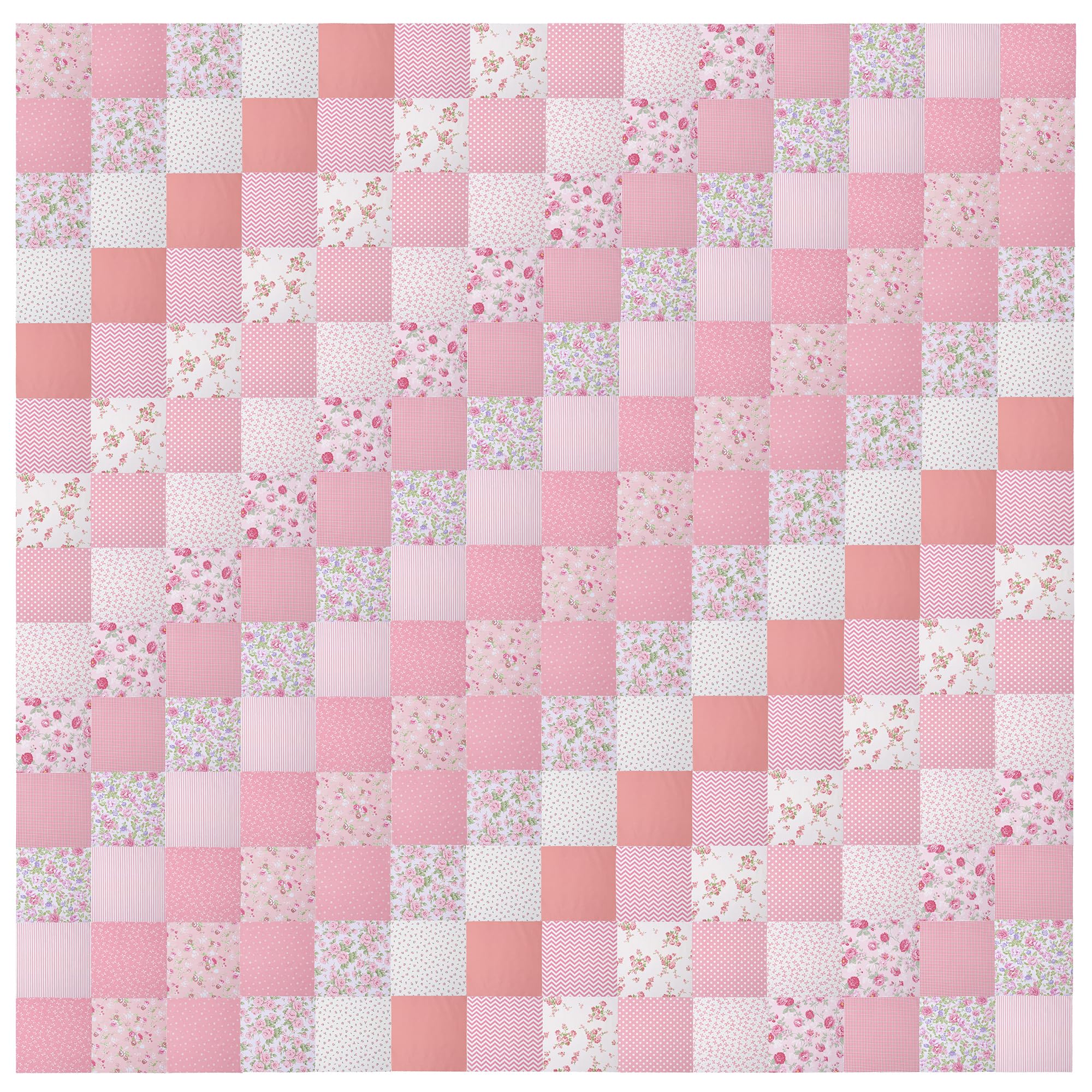 Nodsaw Pink Charm Packs for Quilting 5 inch - 5x5 Charm Squares Precut Quilting Fabric - 100% Cotton Fabric Squares for Sewing DIY Patchwork (42Pcs) 