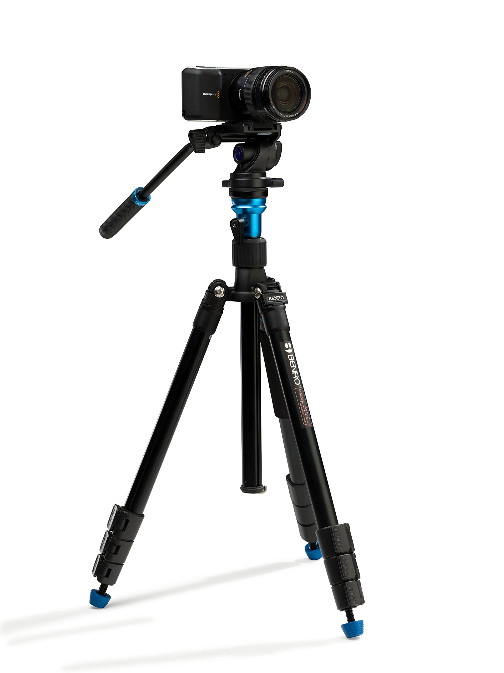 Benro Aero 7 Carbon Fiber Travel Video Tripod Kit with S7 Video Head (C3883TS7)