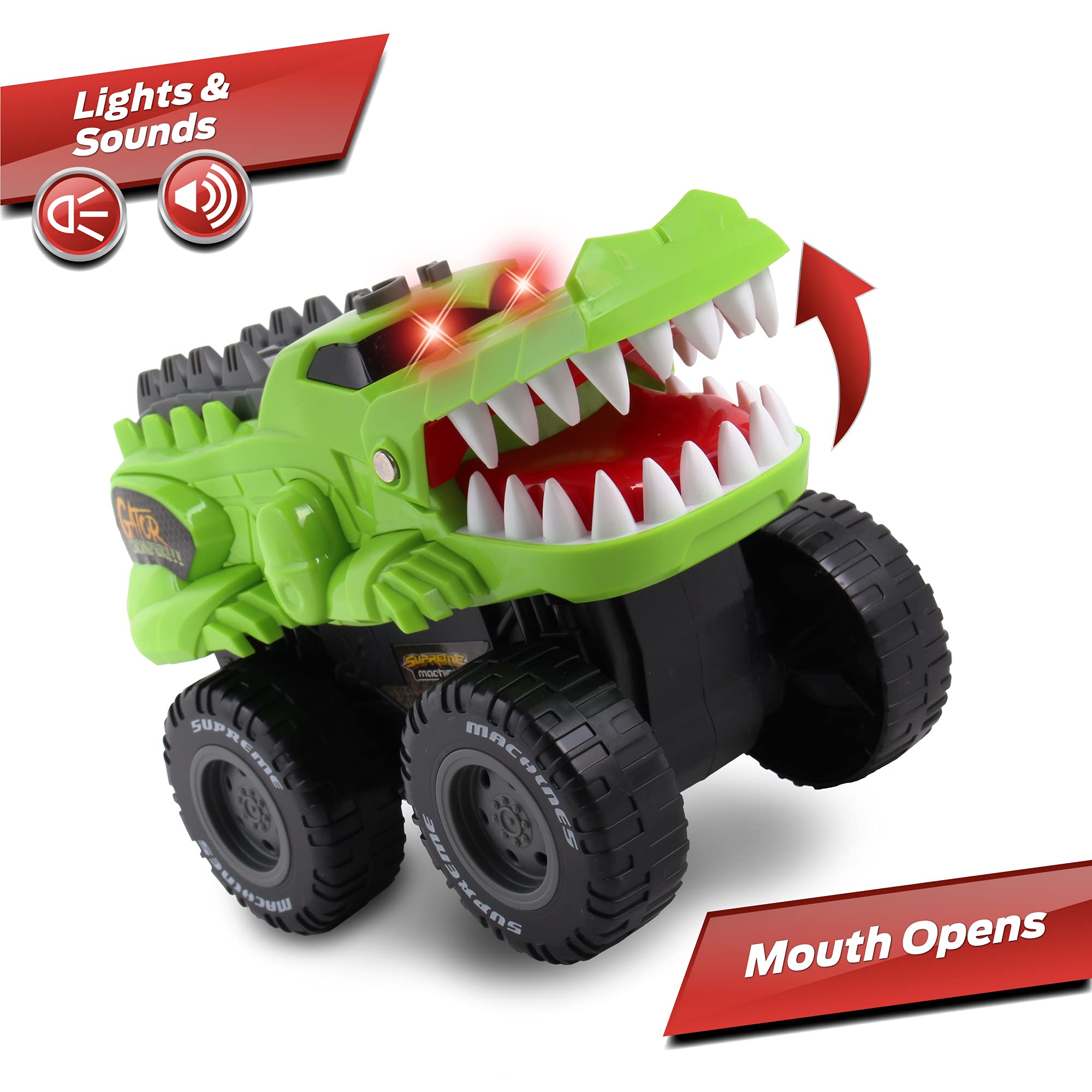 NKOK Supreme Machines Lights and Sounds Gator Chomper Mid-Sized Multi