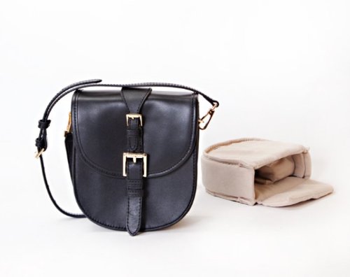 Isaac Mizrah JANE Crossbody Genuine Leather Camera and Tech Bag in Genuine Leather