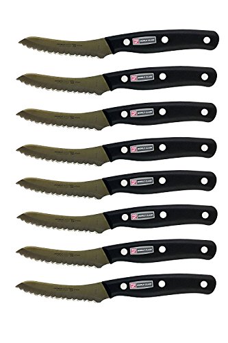 Miracle Blade IV World Class Professional Series Steak Knives Serrated (8 Steak Knives)