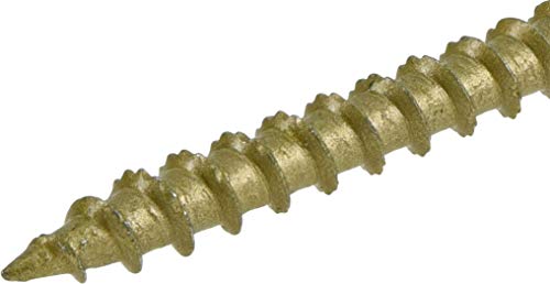 Power Pro 48616 Wood Screws, #10 x 4-1/2", Premium Outdoor Deck Screws, Rust Resistant, Epoxy Coated Bronze, 5lb Tub, 237 pcs