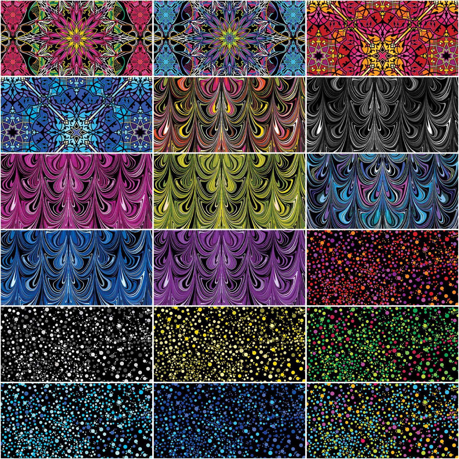 Benartex Fabrics Needle Stars Paula Nadelstern Strip pies Fabric Strips