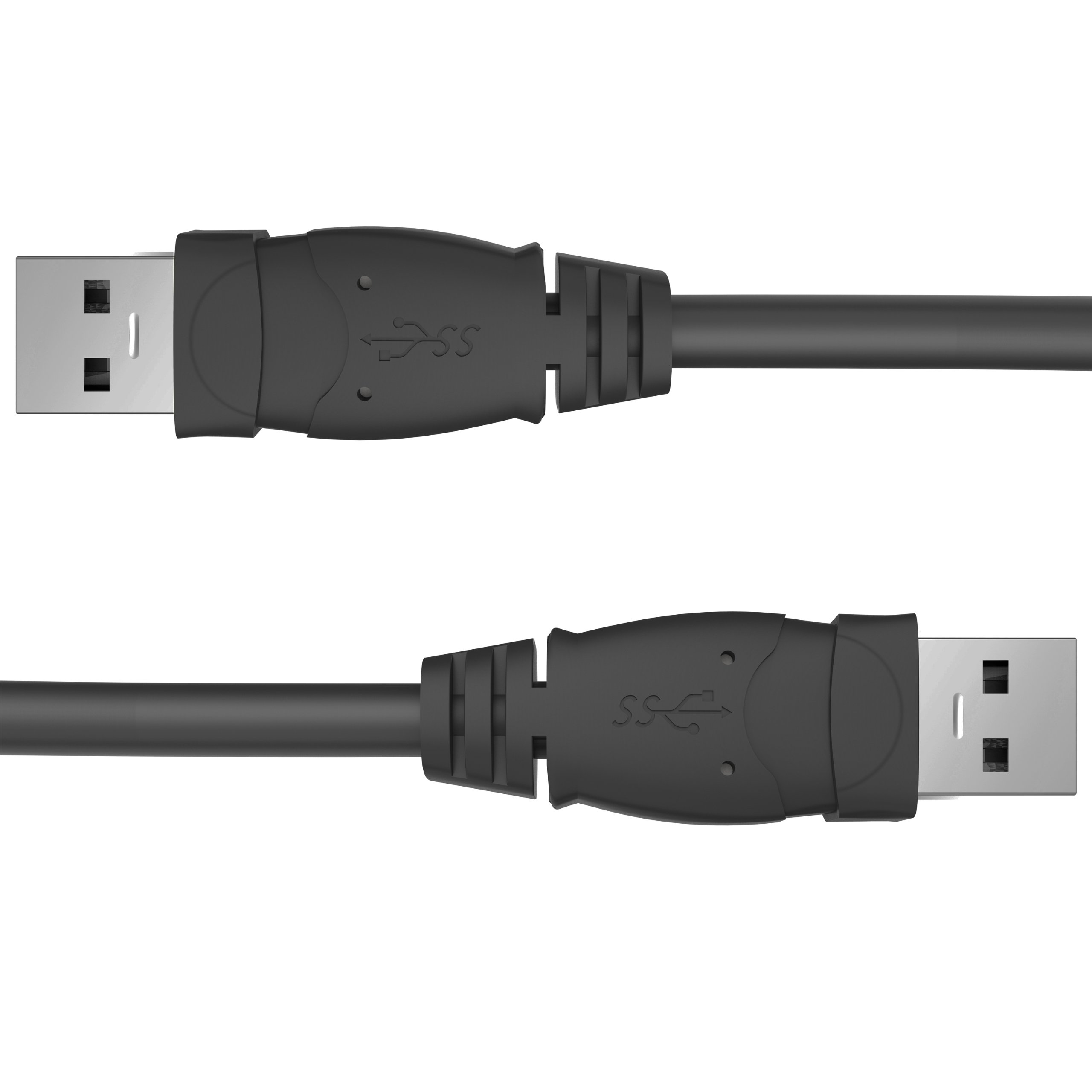 Mediabridge USB 3.0 - USB Cable (8 Feet) - SuperSpeed A Male to A Male