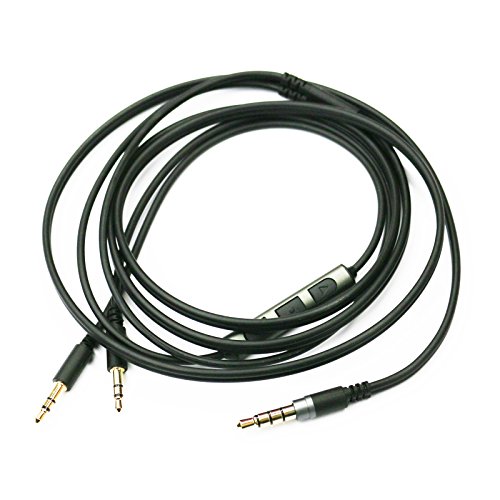 NEW NEOMUSICIA Replacement Cable Compatible with Sol Republic Master Tracks HD V8, V10, V12, Sol Republic X3 Headphone, Remote Volume Mic Compatible with iPhone Samsung Galaxy Xiaomi Huawei Android