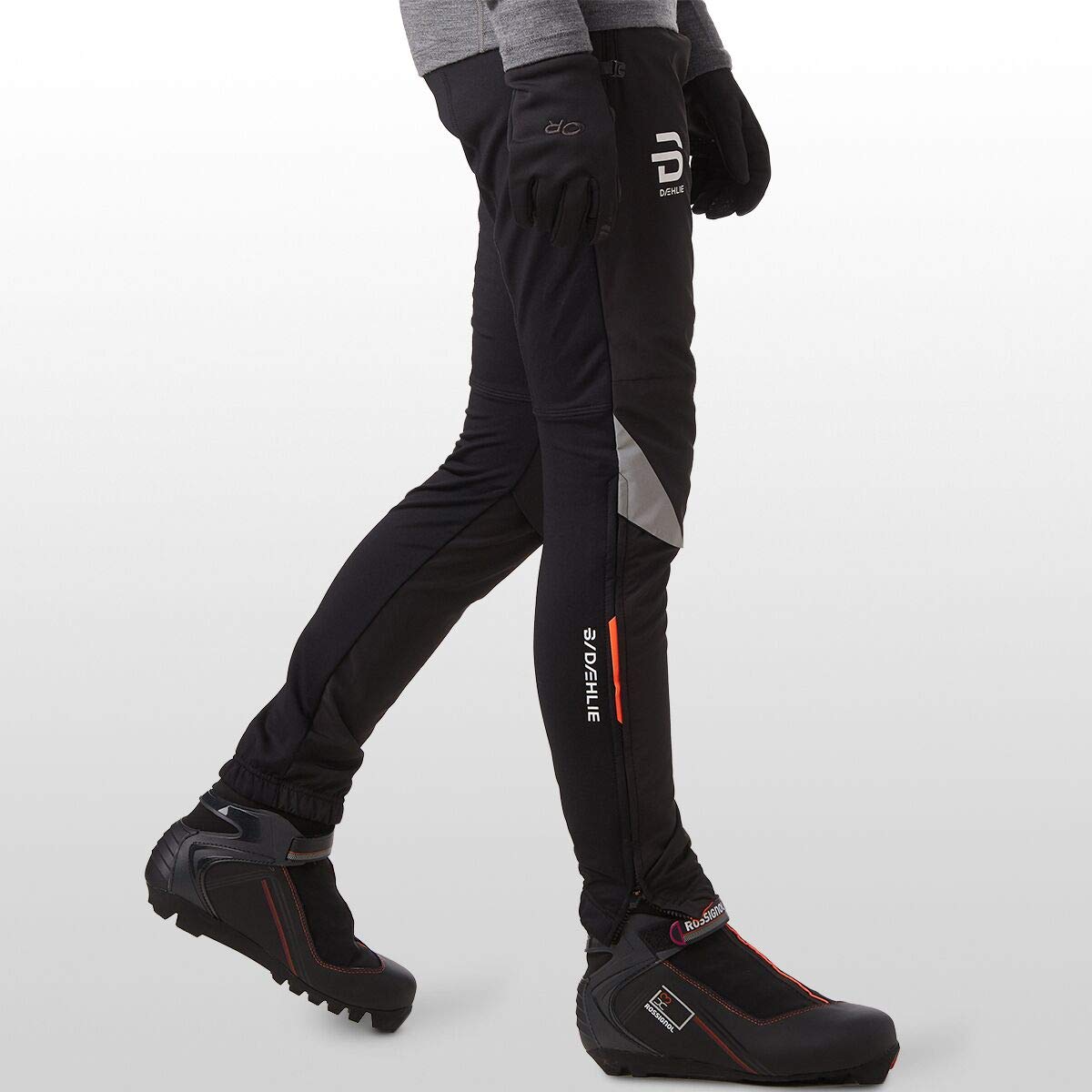 B DÆHLIE Daehlie Women's Winner 3.0 Cross Country Ski Pants - Wind and Water Resistant Stretch Pants, Black, X-Large