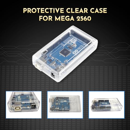 SB Components Arduino Mega Clear Case Covers Enclosure New Clear Transparent Computer Box Case Cover for Arduino Boards