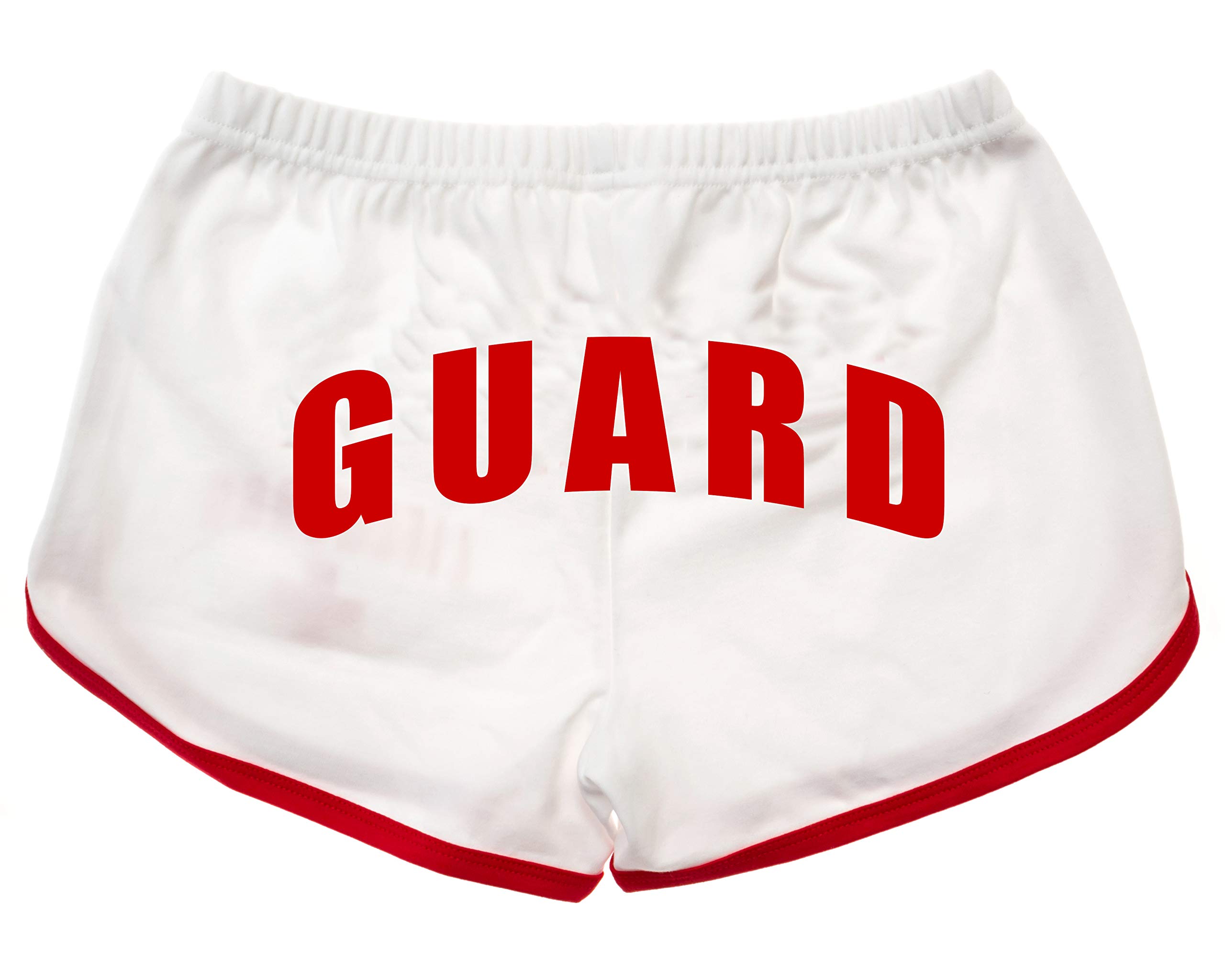 BLARIX Womens Guard Shorts (White, X-Large)