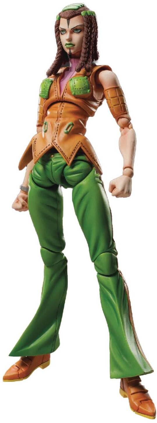 Medicos JoJo’s Bizarre Adventure Part 6: Ermes Costello Chozokado Super Action Statue Figure, Multicolor