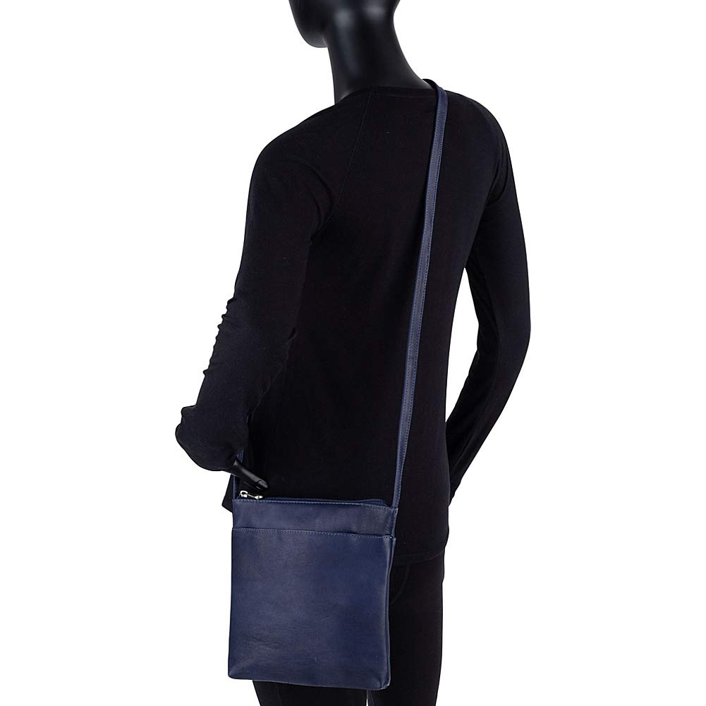 Le Donne Leather Telluride Crossbody - Colombian Cowhide Leather Women’s Bag (Cafe)