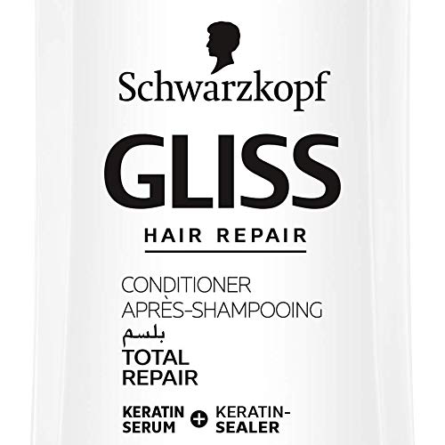 Schwarzkopf Gliss Hair Repair with Liquid Keratin Total Repair Conditioner, 200ml