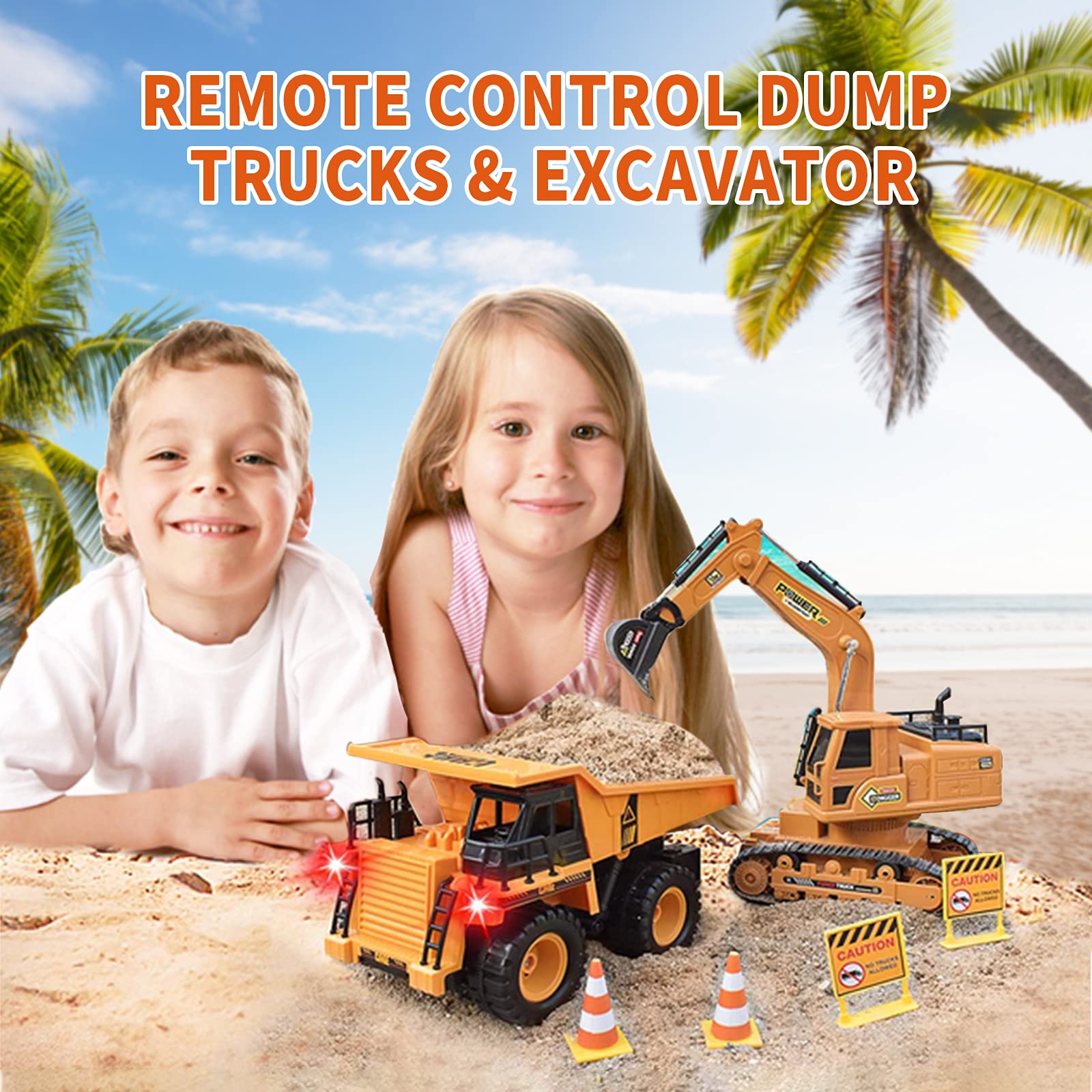 Remote Control Construction Bulldozer Toy, 6 Channel RC Bulldozer Toys, RC Construction Truck Vehicle Toys (RC Cars)