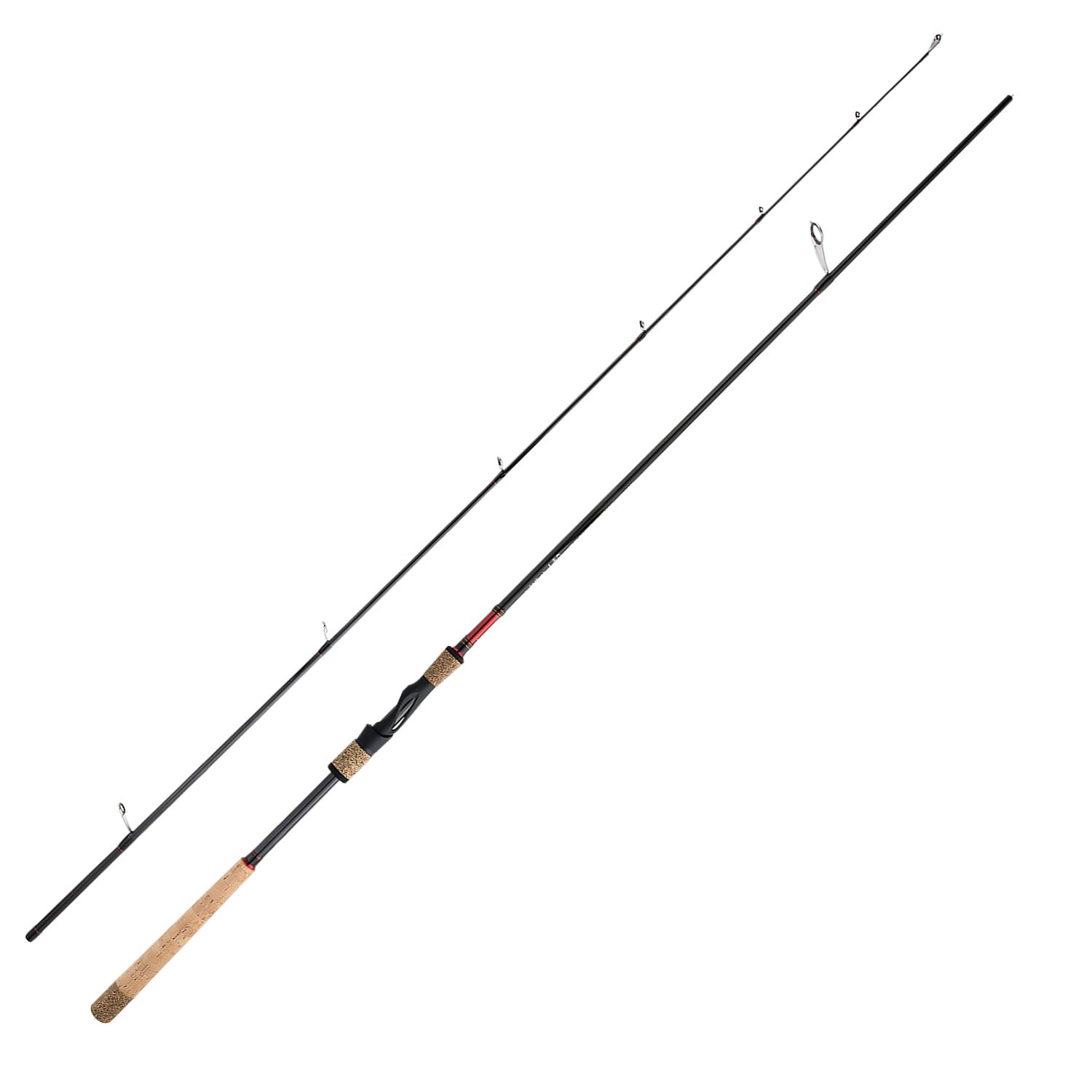 BERRYPRO Salmon & Steelhead Spinning Rod IM8 Carbon Walleye Fishing Rod (8'6''/9'/9'6''/10'/10'6'') (8'6'')